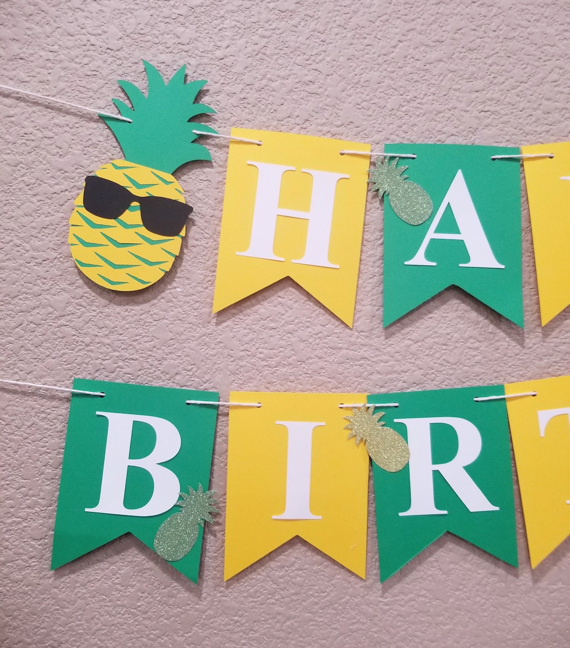 Pineapple Birthday Banner Pineapple Birthday Decor, Photo Prop ...