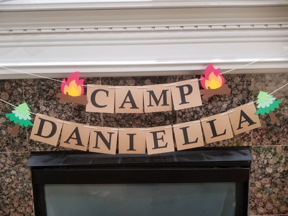 Camping Party Banner Camping Banner Camping Party - Etsy