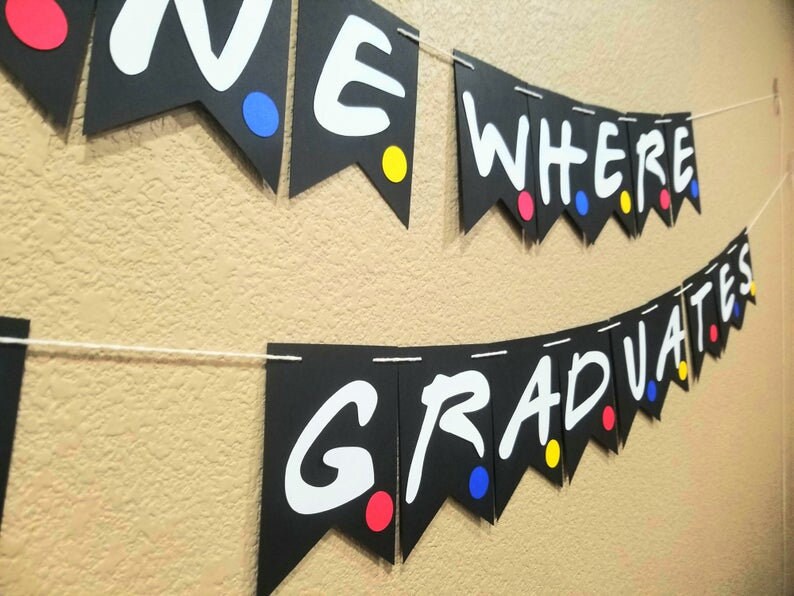 Friends Theme Banner Friends Graduation Banner the One Where - Etsy