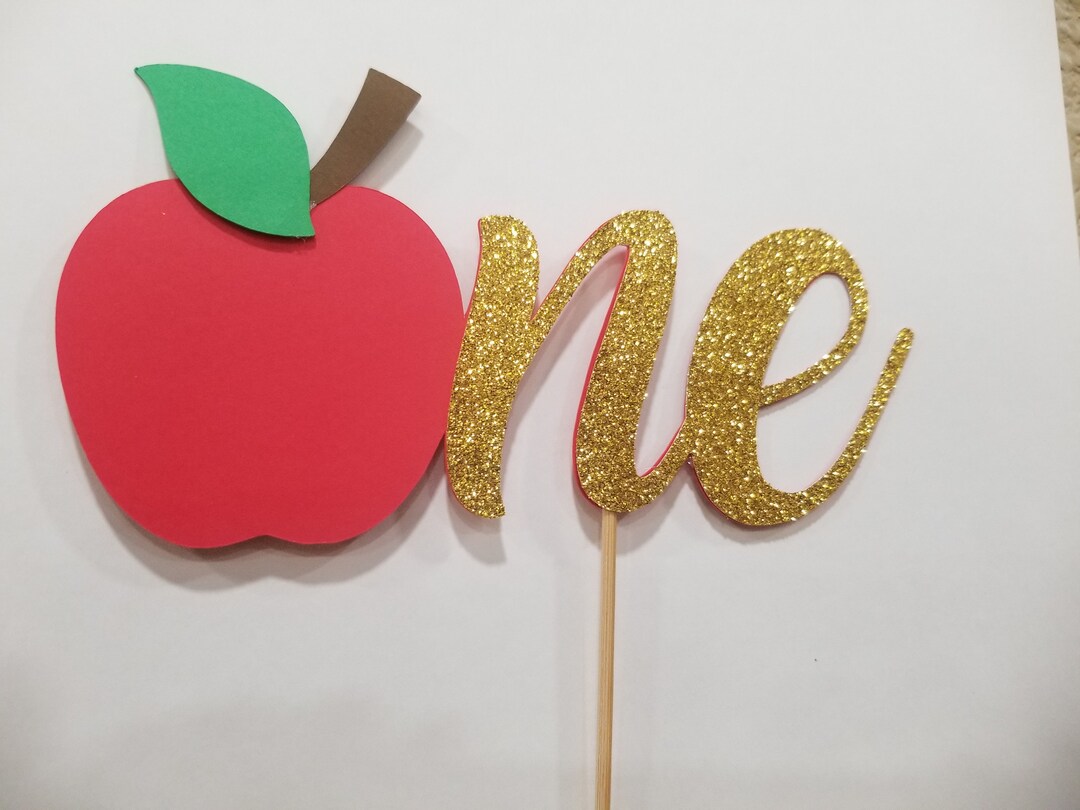 Apple Cake Topper,apple Birthday, Apple Cake, Boy First Birthday, Apple ...