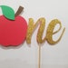 Apple Cake Topper,apple Birthday, Apple Cake, Boy First Birthday, Apple ...
