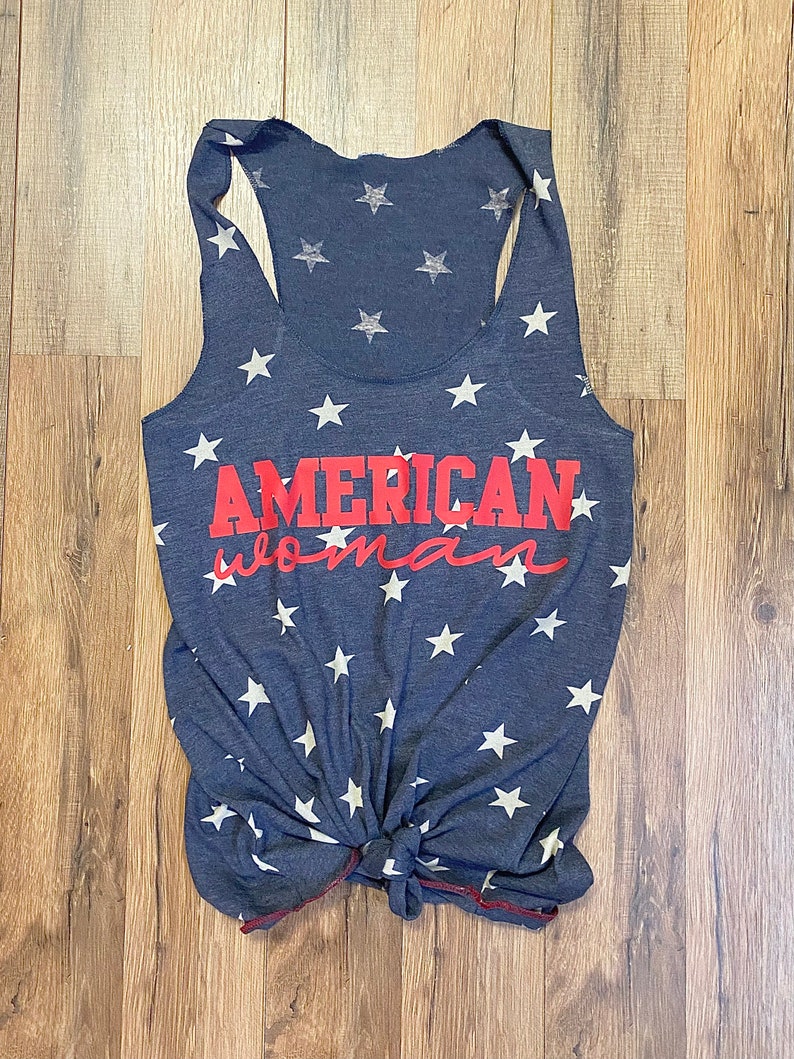 America Fourth of July Vintage Tank - Etsy