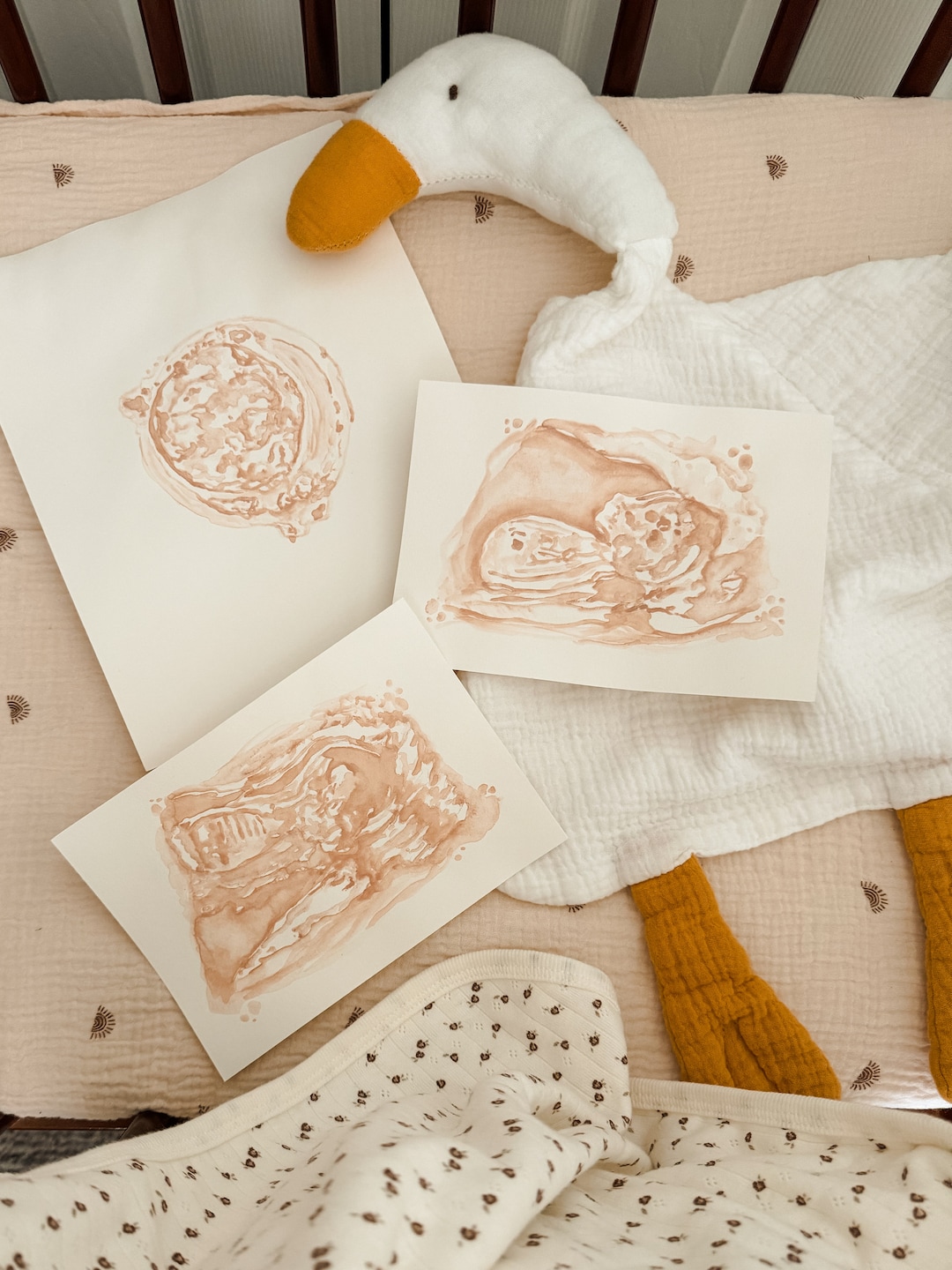 Heirloom IVF Embryo Ultrasound Watercolor Painting Baby Embryo ...