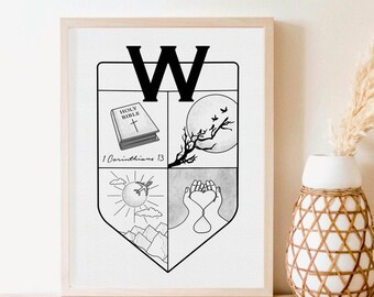 Modern Family Crest - Etsy