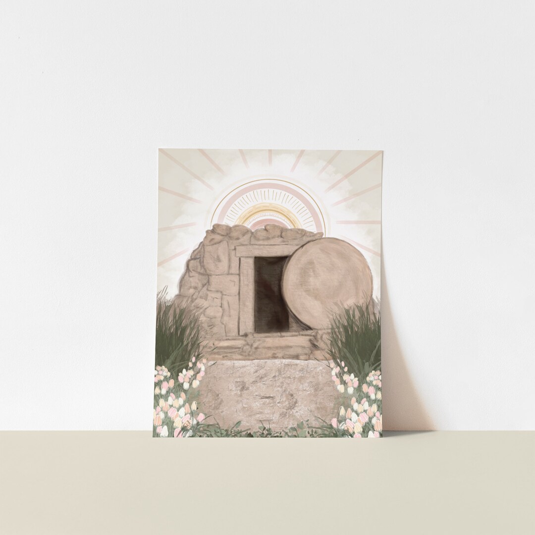 Garden Tomb | Religious Art | Christian Paintings | Easter Wall Art ...