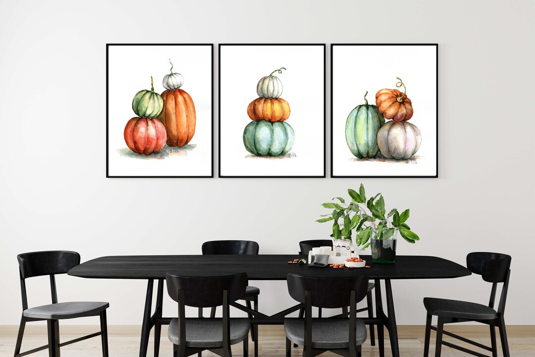 Thanksgiving Wall Prints Set of 3 Wall Poster Printable - Etsy