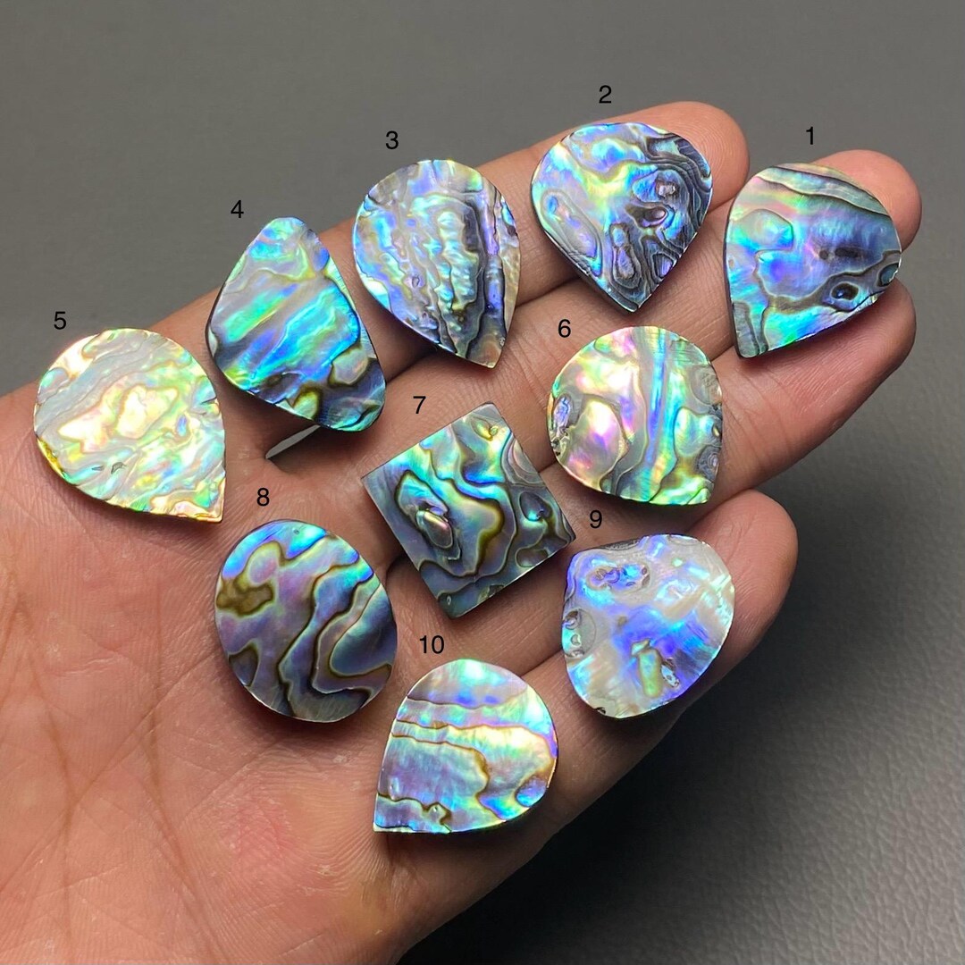 Abalone Shell A One Quality 100% Natural Abalone Shell Cabochon Loose ...