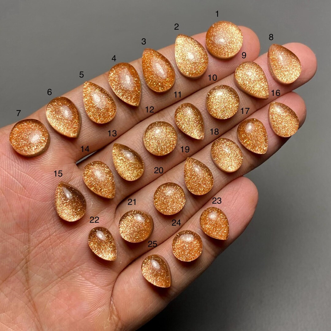 Red Sandstone & Crystal Doublet A One Quality Cabochon Loose Gemstone ...