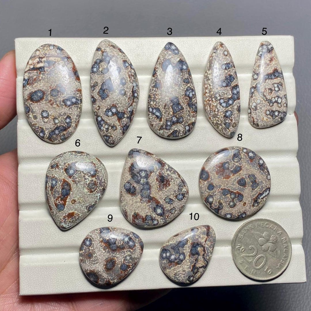 Wiper Skin Jasper A One Quality 100% Natural Wiper Skin Jasper Cabochon ...