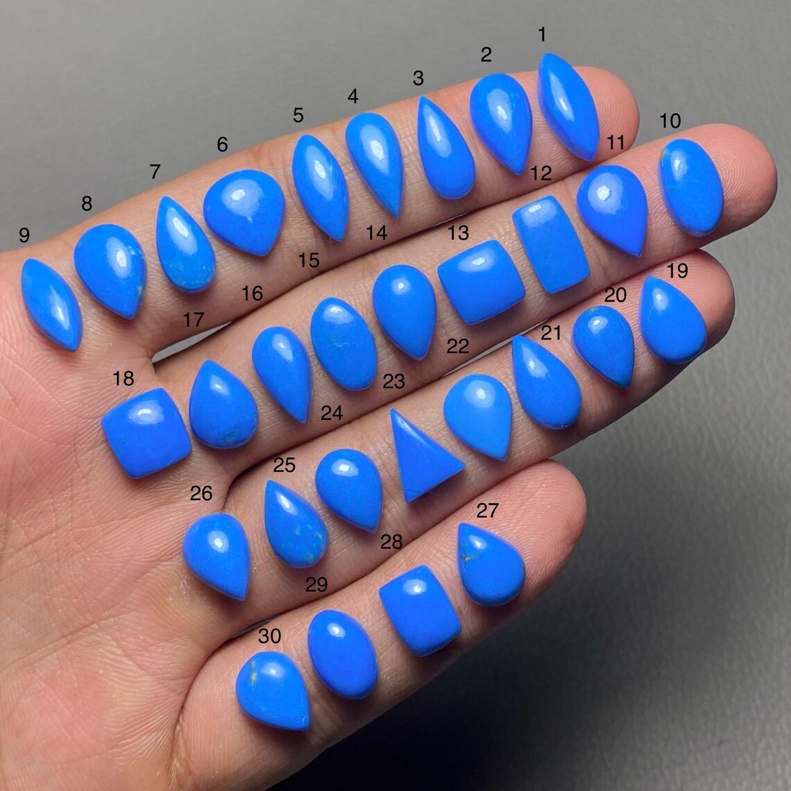 Very Rare Ceruleite A One Quality 100% Natural Ceruleite Cabochon Loose ...