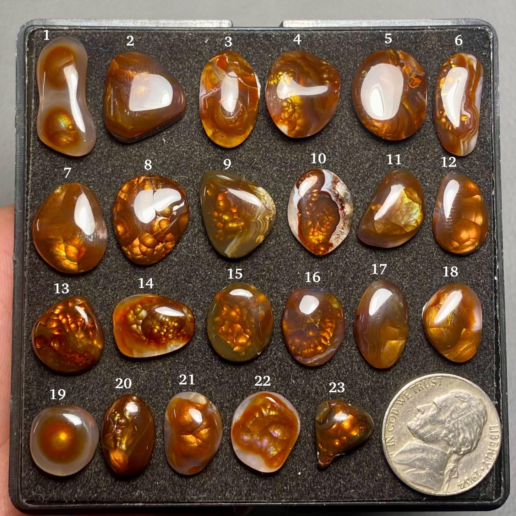 Mexican Fire Agate A One Quality 100% Natural Mexican Fire Agate Loose ...