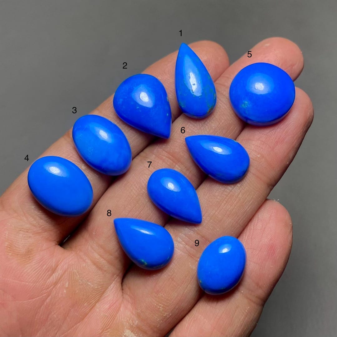 Very Rare Ceruleite A One Quality 100% Natural Ceruleite Cabochon Loose ...