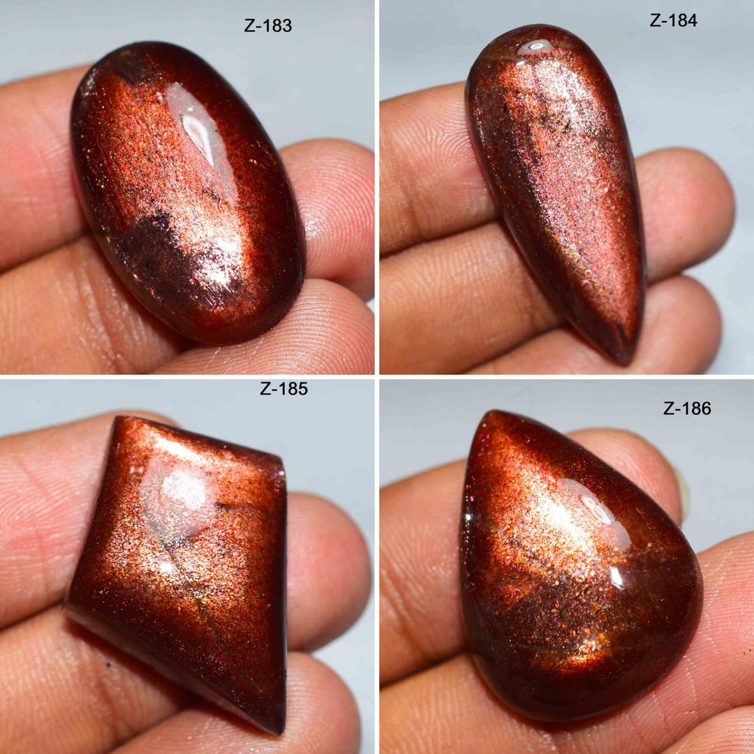Purple Haze Sunstone A One Quality 100% Natural Sunstone Cabochon Loose ...