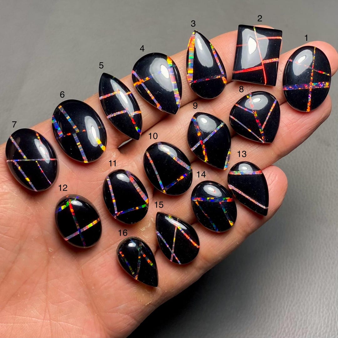 Bello Opal & Crystal Doublet A One Quality Gemstone Cabochon Loose ...