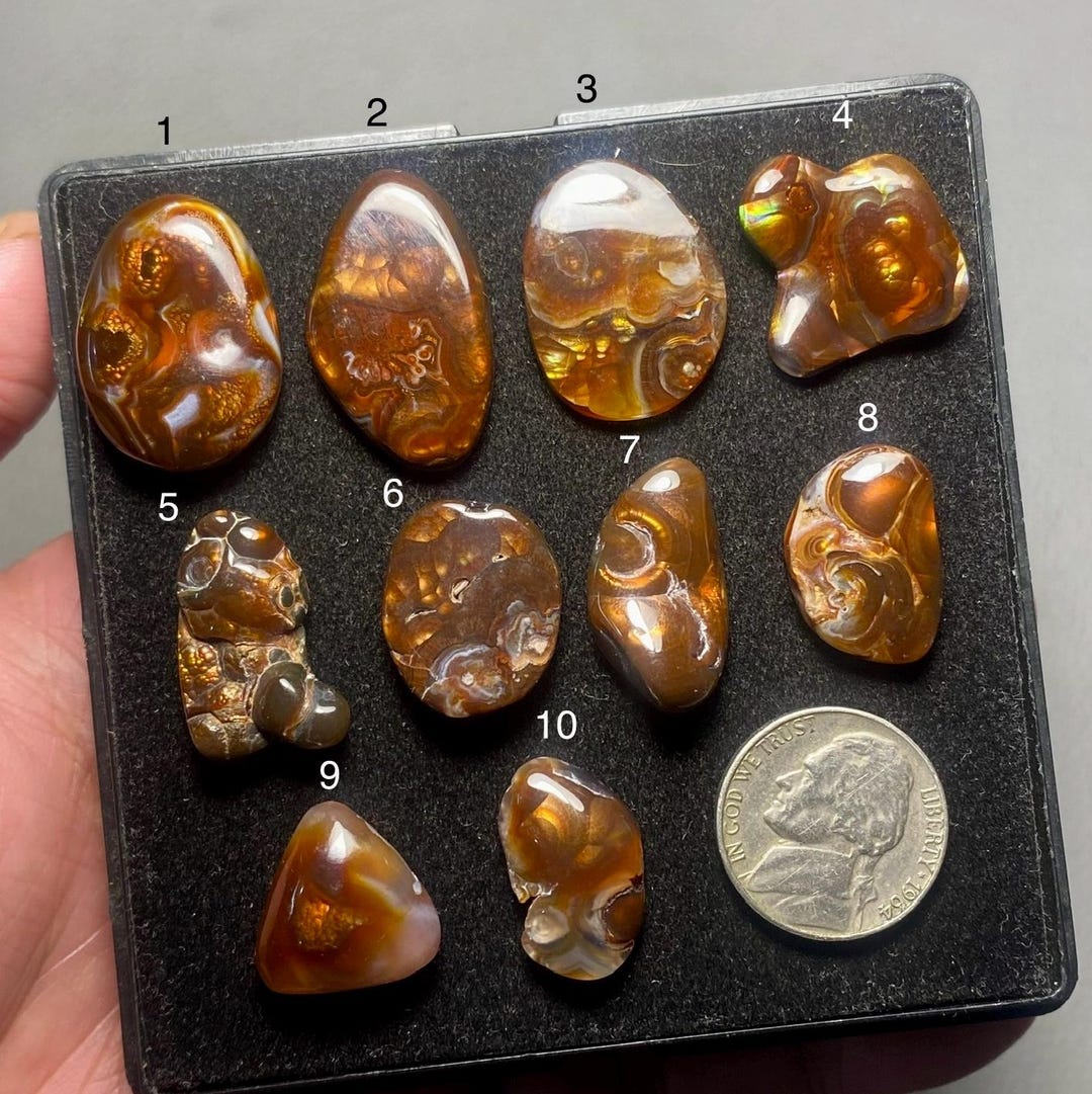 Mexican Fire Agate A One Quality 100% Natural Mexican Fire Agate Loose ...
