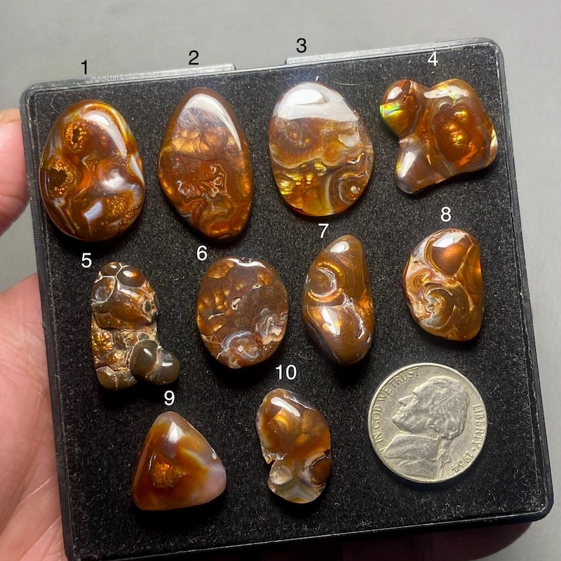 Fire Agate - Etsy
