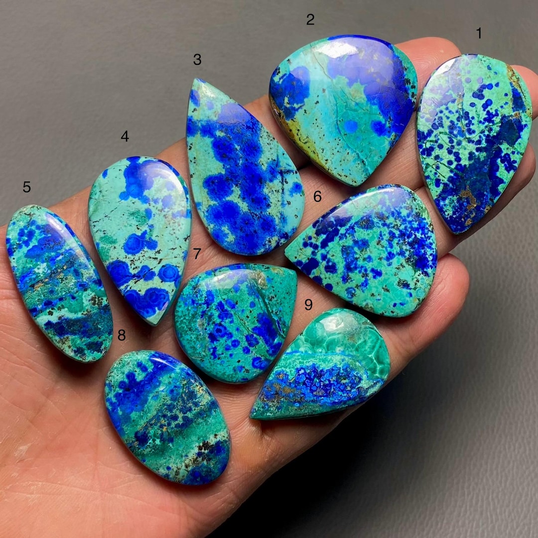 Bluebird Malachite Azurite A One Quality 100% Natural Bluebird ...