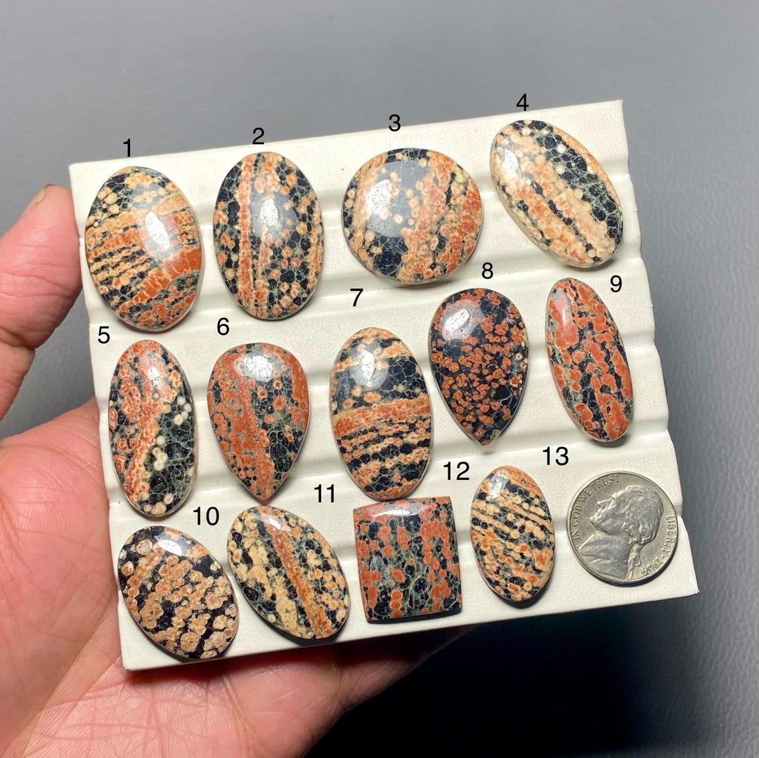 Flower Obsidian A One Quality 100% Natural Gemstone Cabochon Loose ...