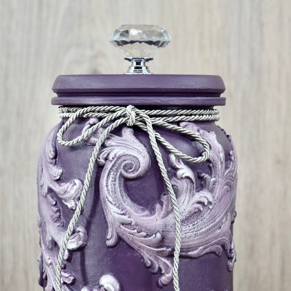 Decorative Glass Jar - Etsy