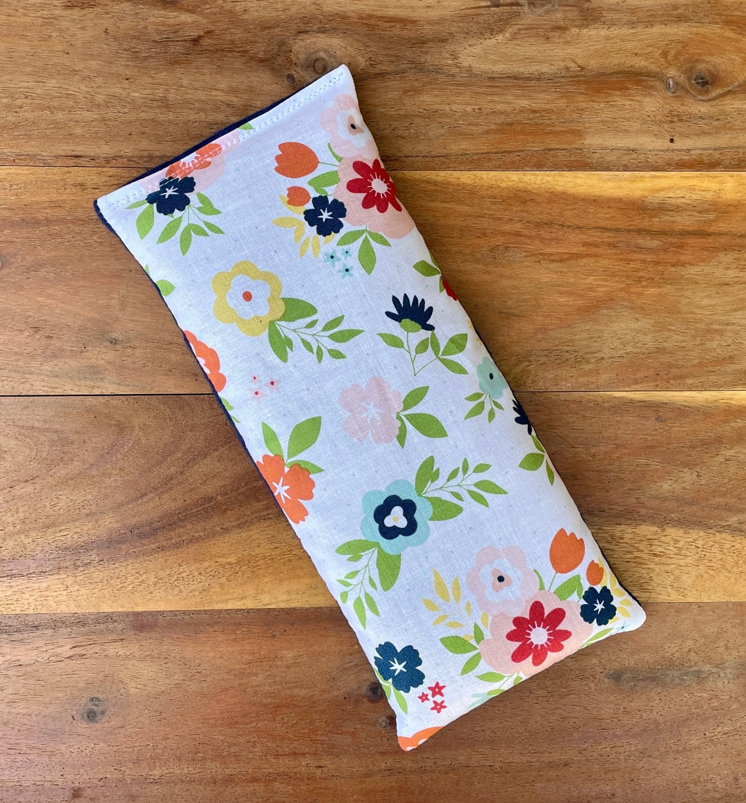 Pretty Floral Microwave Heating Pad Filled With Flax Seed & Dried Herbs ...