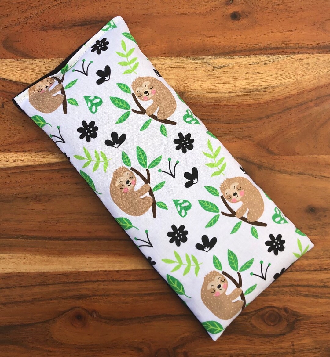 Microwave Heating Pad With Flax Seed and Herbs | Sloth Lover Gift ...