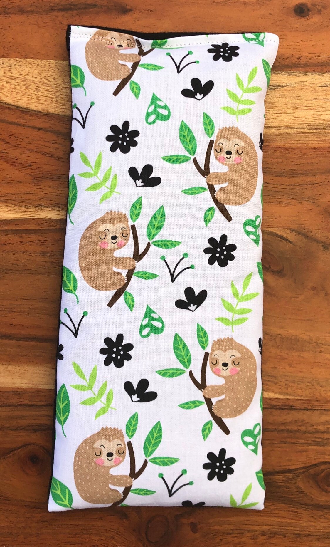 Microwave Heating Pad With Flax Seed and Herbs Sloth Lover | Etsy