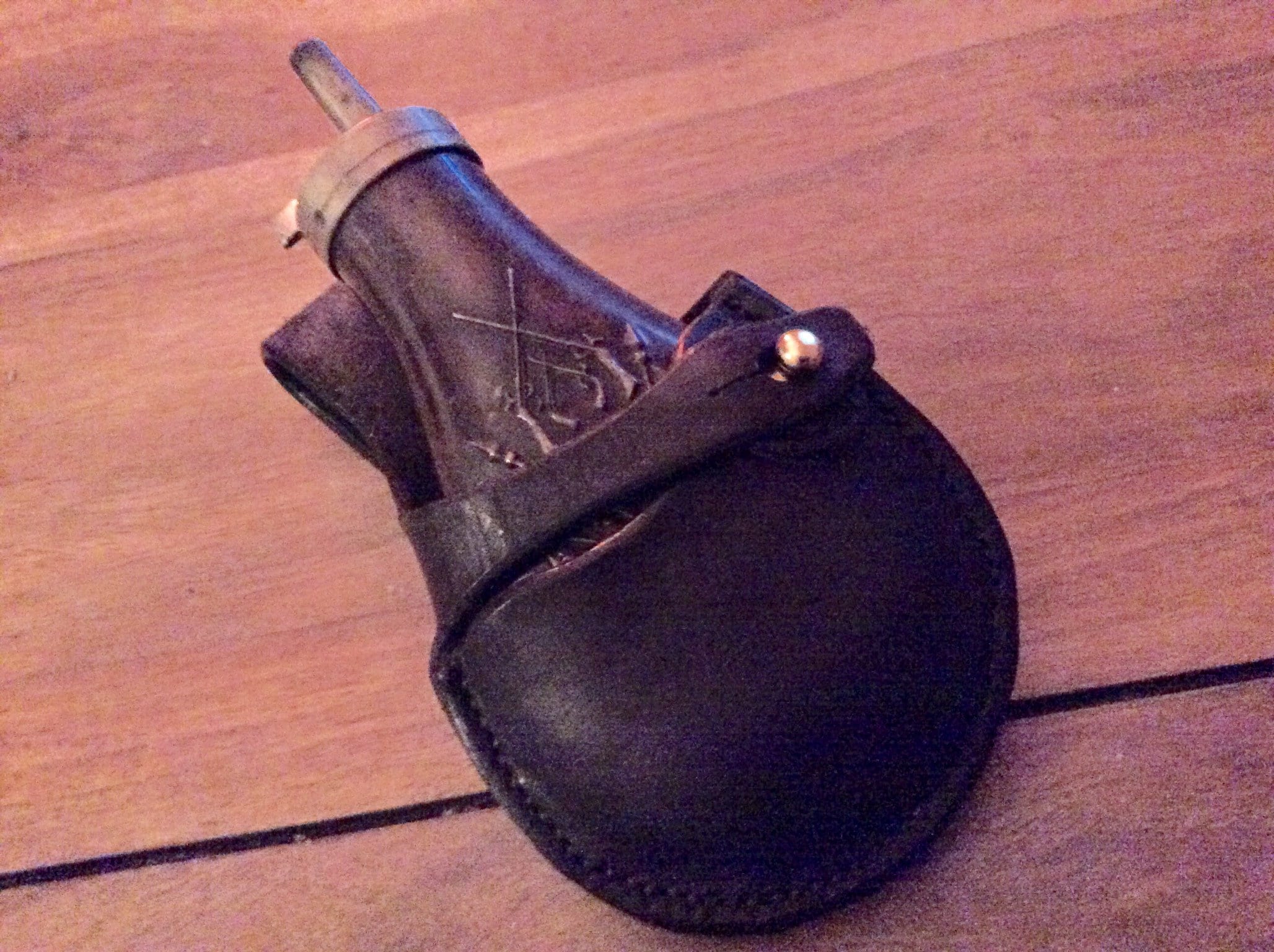 Black Powder Flask Pouch - Etsy