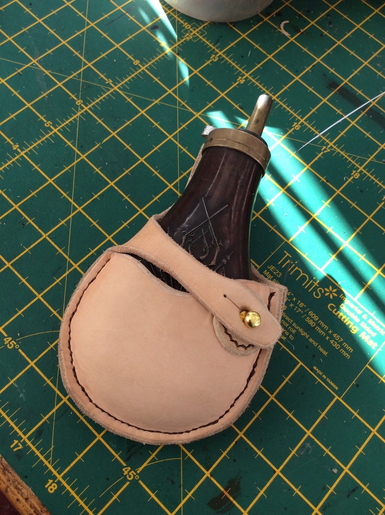 Black Powder Flask Pouch - Etsy