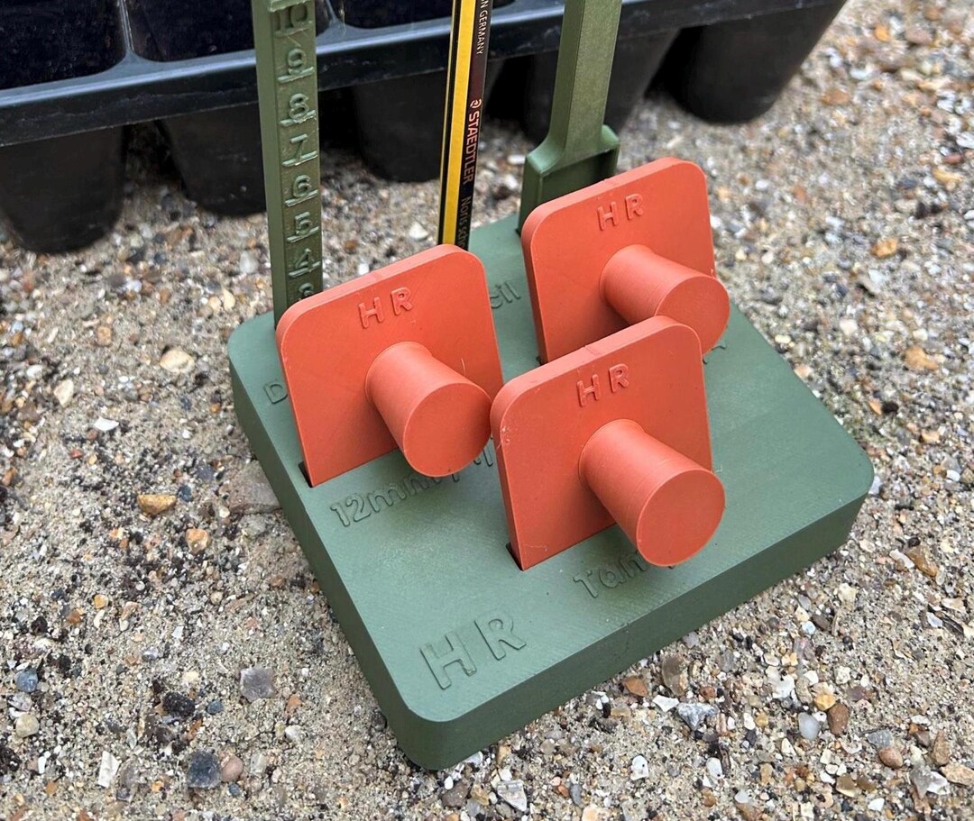 Huw Richards Seed Tray Tools – Dibber, Tamper, Spork Kit - Etsy UK