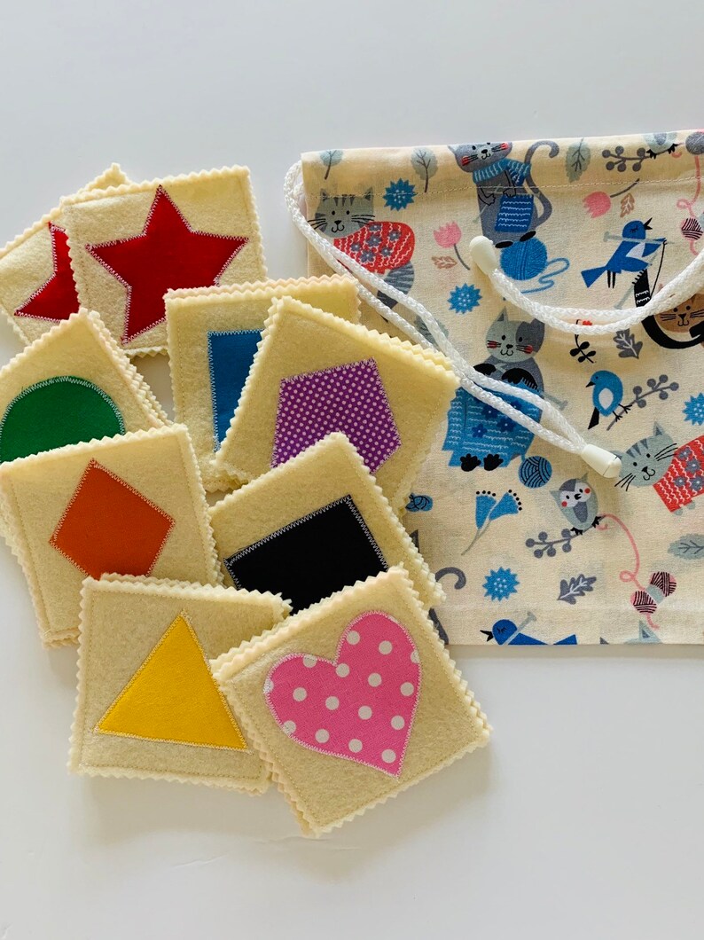 Memory Game, Matching Game, Shapes Memory Concentration Game, Colours ...