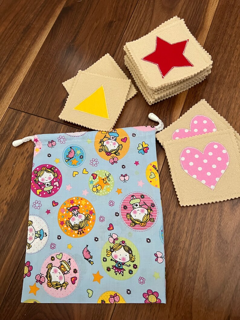 Memory Game, Matching Game, Shapes Memory Concentration Game, Colours ...