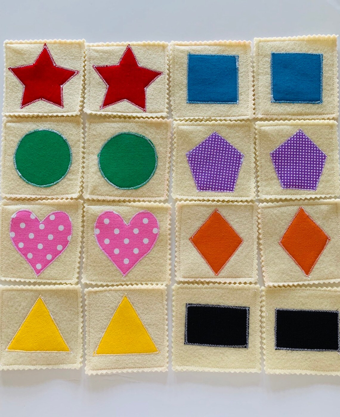 Memory Game, Matching Game, Shapes Memory Concentration Game, Colours ...