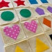 Memory Game, Matching Game, Shapes Memory Concentration Game, Colours ...