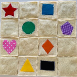 Memory Game, Matching Game, Shapes Memory Concentration Game, Colours ...