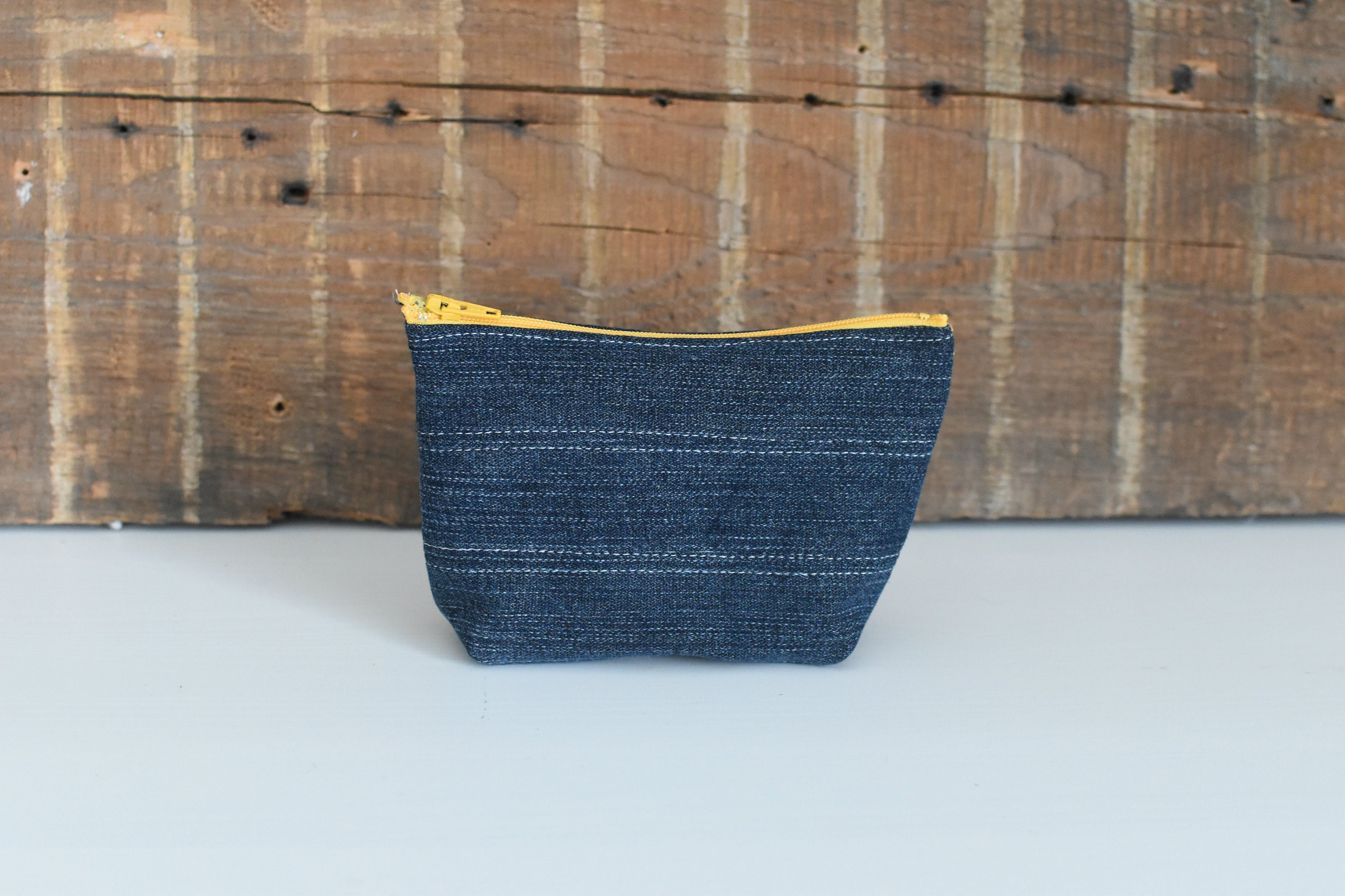 Denim Pouch // Diaper Bag Organization // Upcycled Pouch // - Etsy