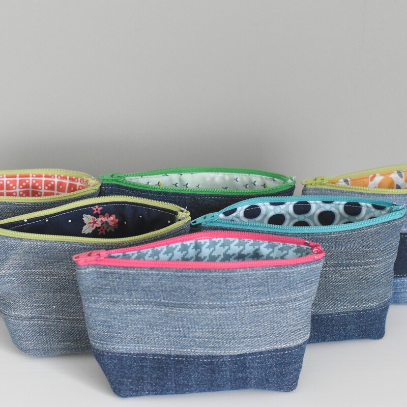Denim Pouch - Etsy
