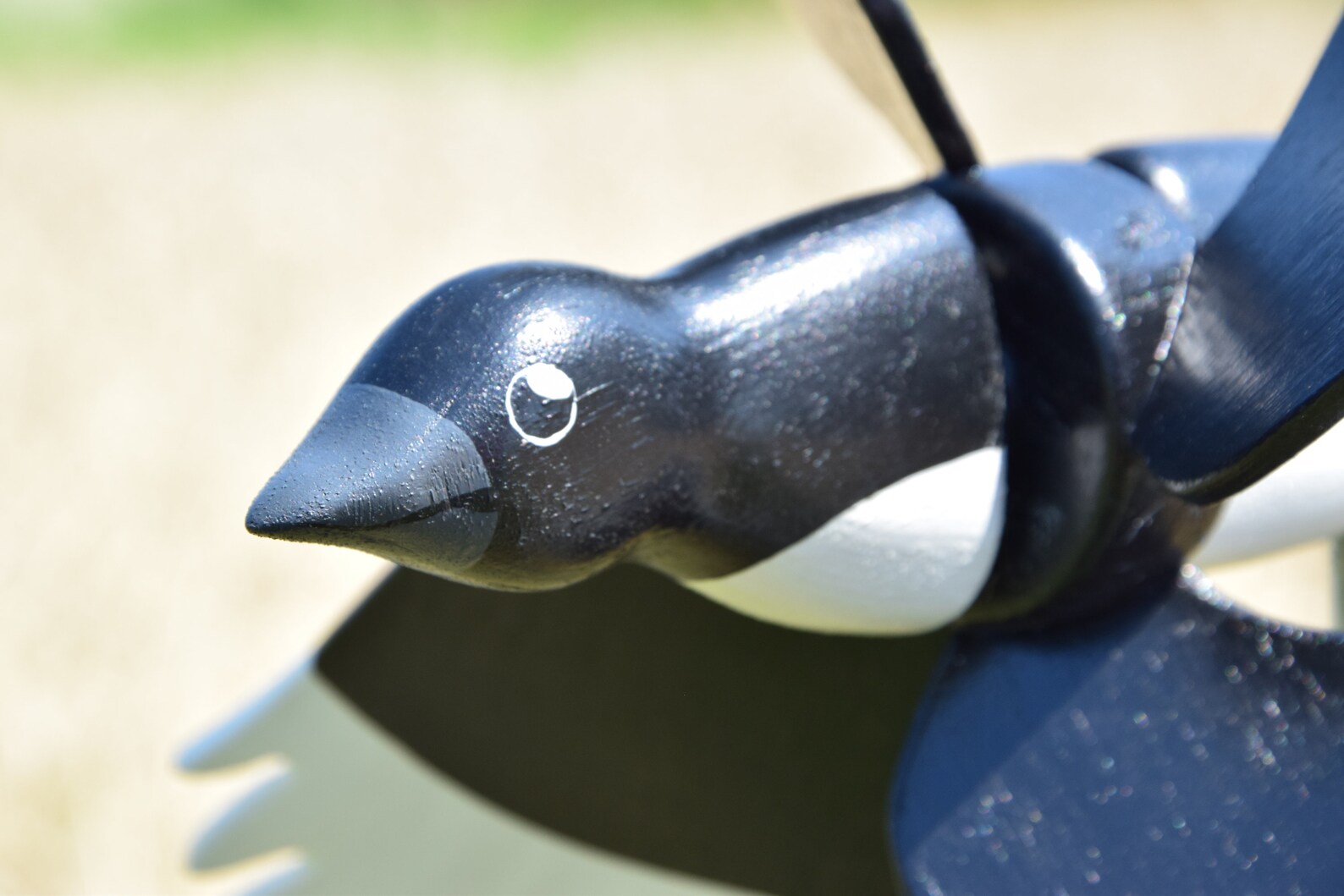 WHIRLIGIG MAGPIE Wooden Bird - Etsy