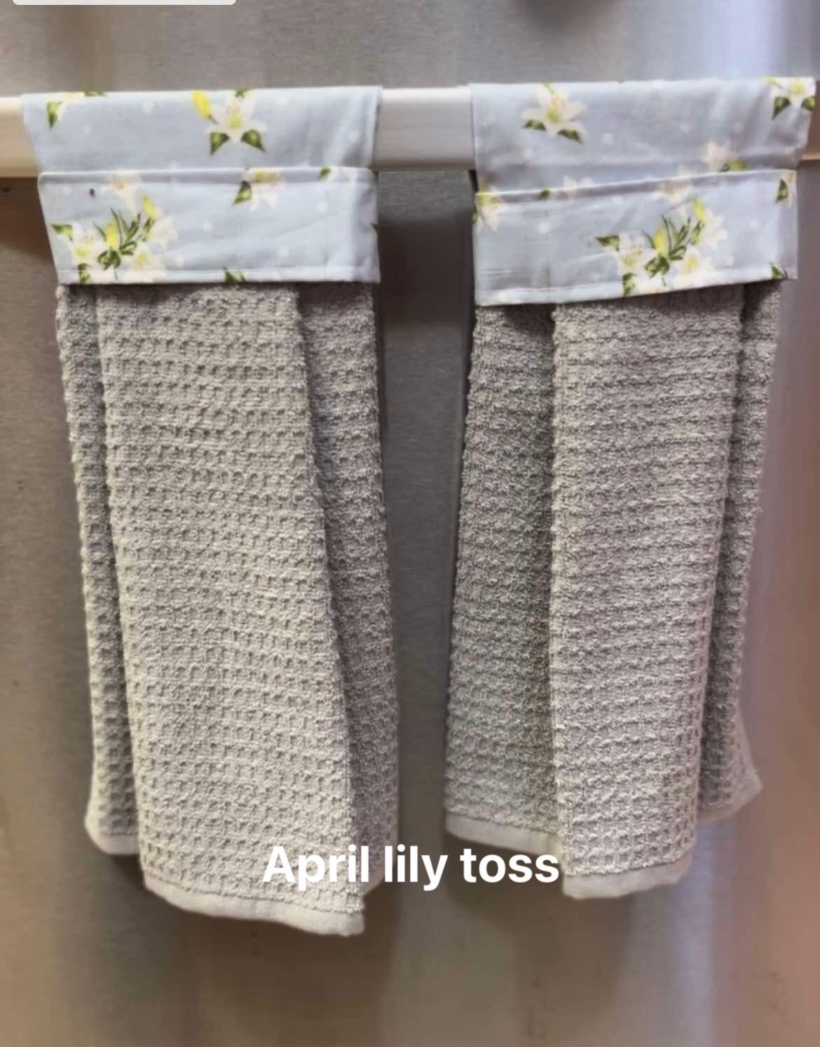2 Set Hanging Towels for Bathroom ,kitchen , Cabinet , Oven Towel ...