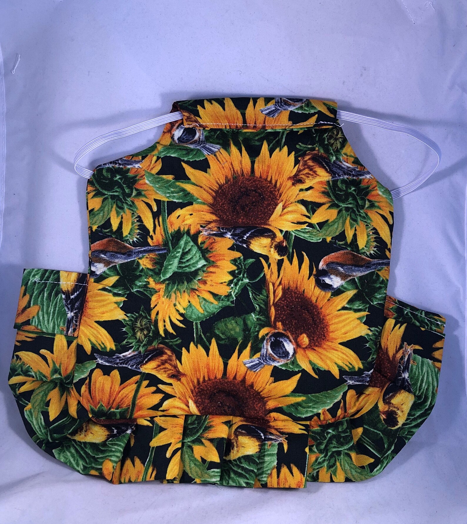 Handmade Padded Chicken Saddle Pattern - Hen Saddle Pattern -sunflowers ...