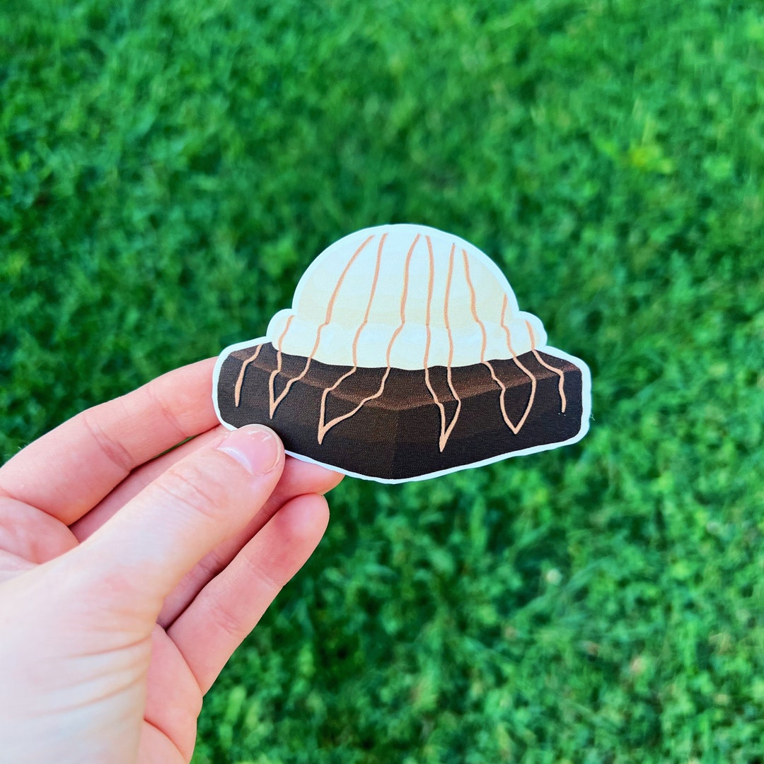 Brownie and Ice Cream Sticker Vinyl Decal for Water Bottles, Laptops ...