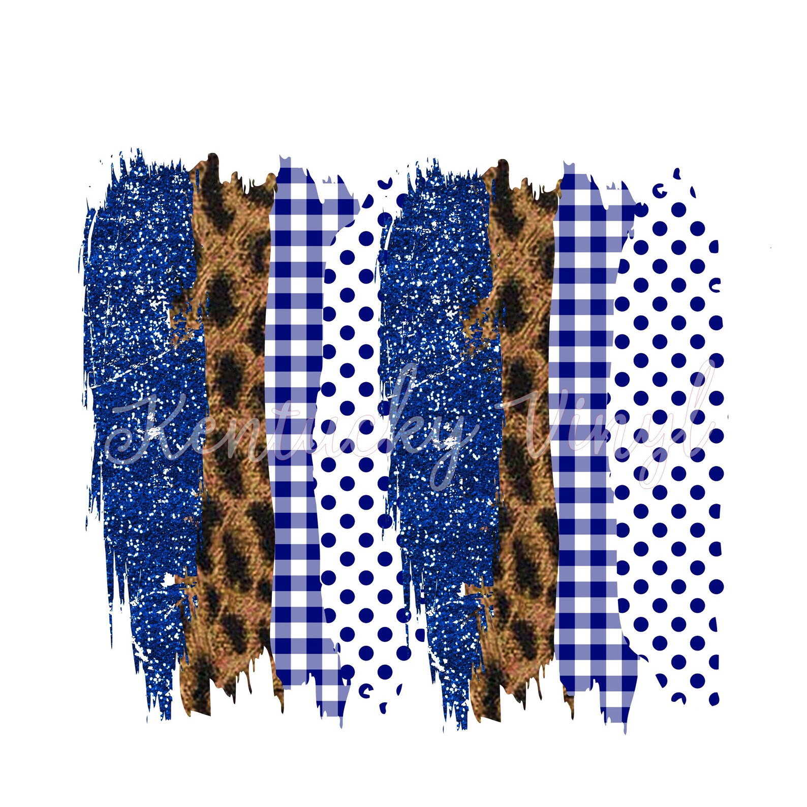 Blue Cheetah Brush Stroke PNG for Sublimation - Etsy