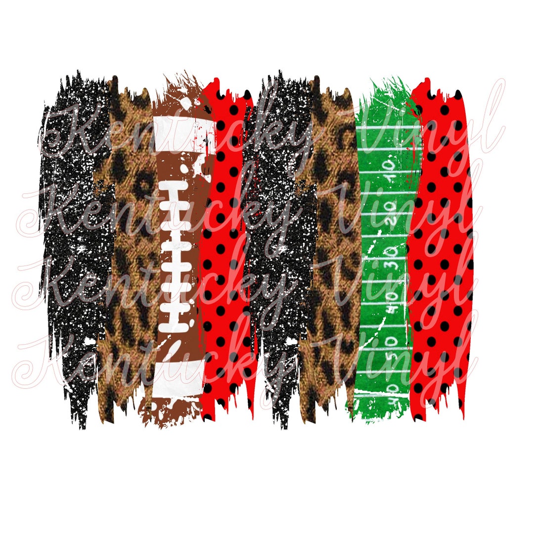 Red and Black Football Brush Stroke PNG - Etsy