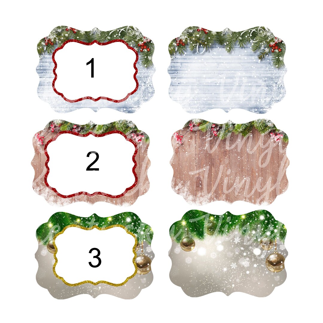 SET OF 5 Christmas Ornament Template Benelux PNG Bundle - Etsy