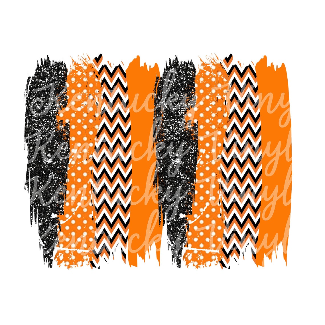 Orange and Black Brush Stroke PNG - Etsy