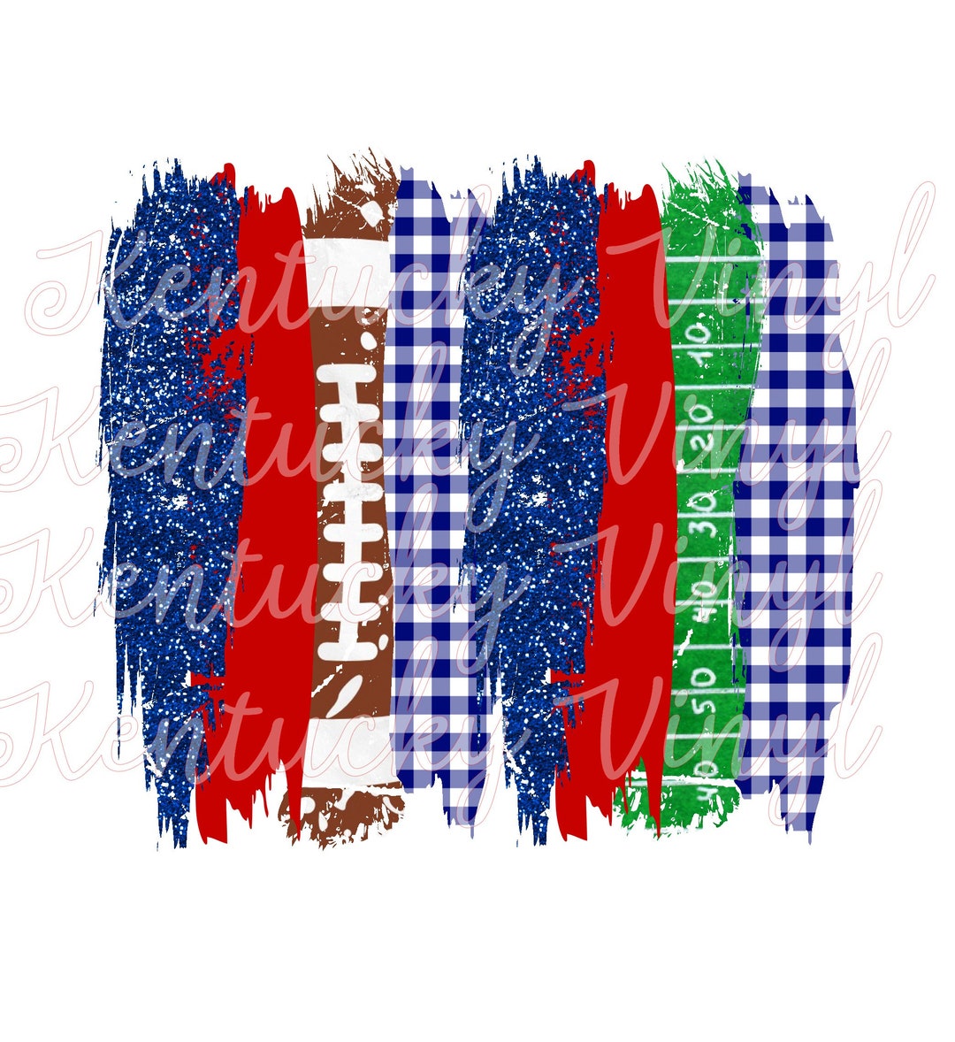 Football Brush Stroke PNG for Sublimation Red and Blue - Etsy