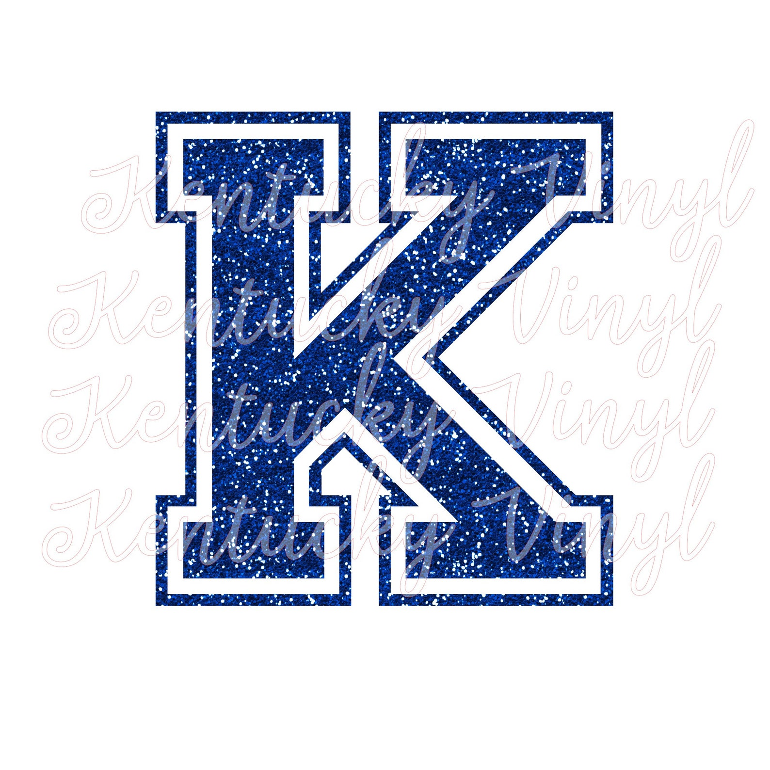 Kentucky Glitter K PNG for Sublimation - Etsy
