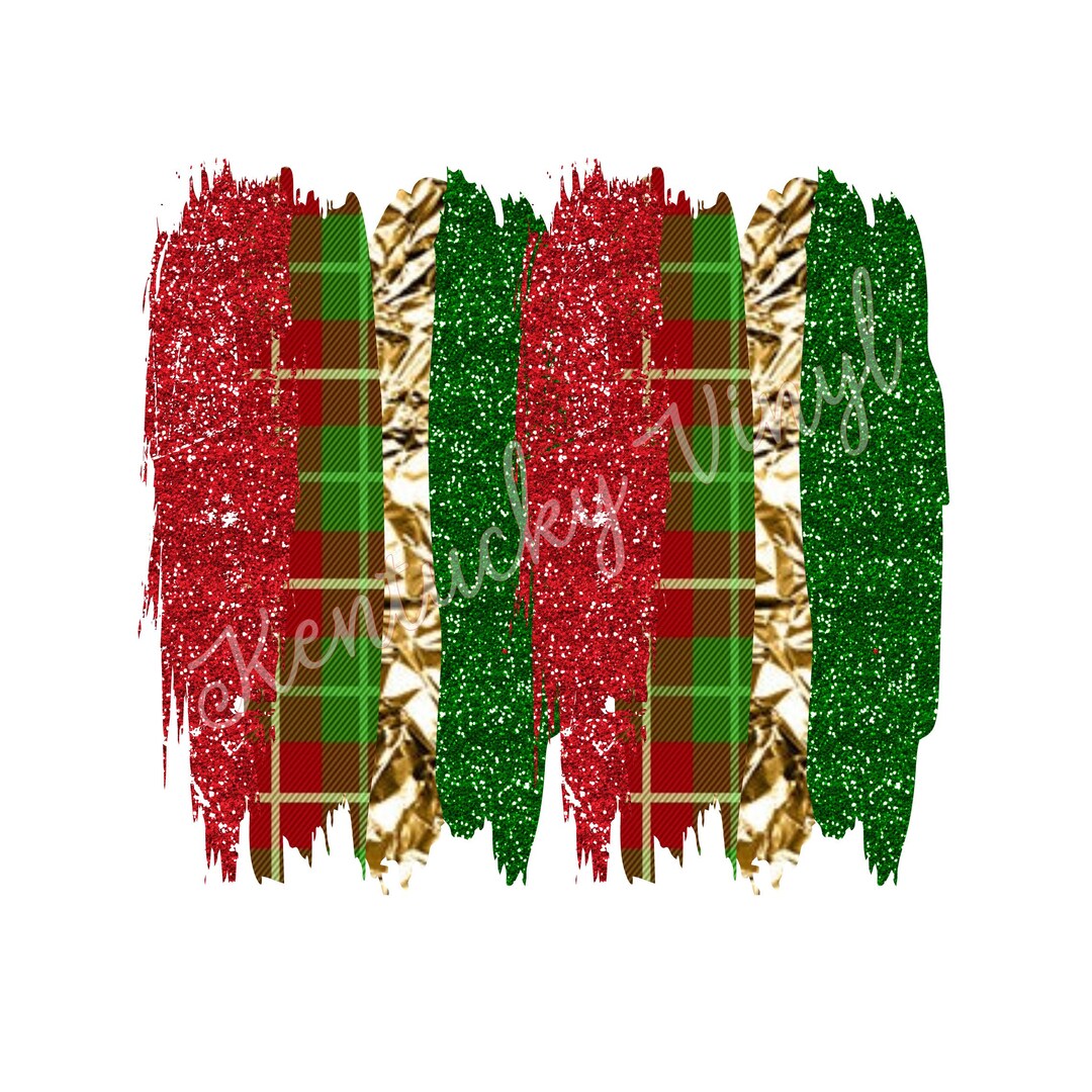 Christmas Brush Stroke PNG for Sublimation - Etsy