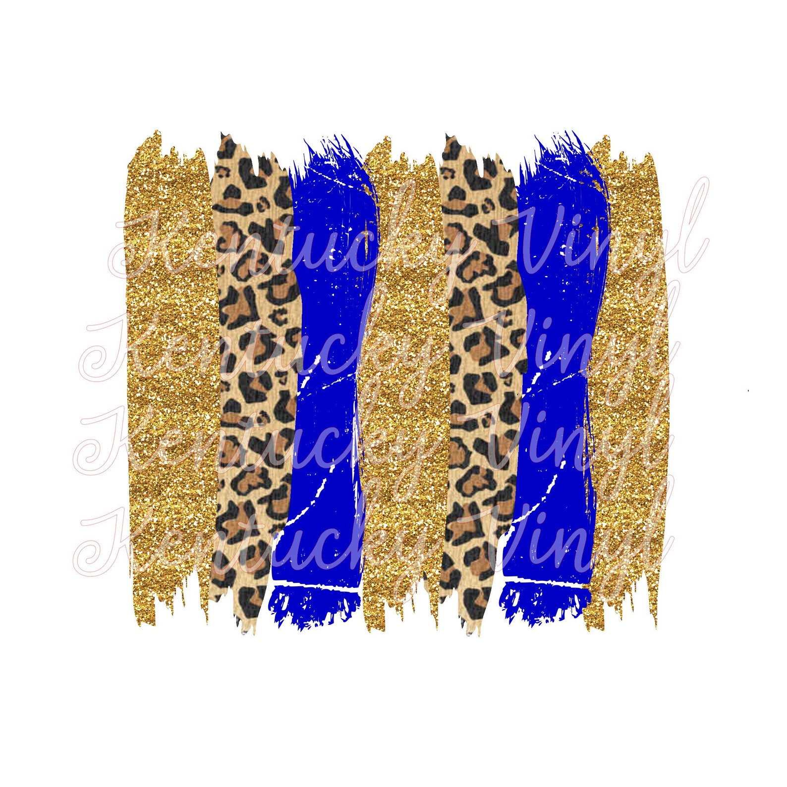 Royal and Gold Cheetah Brush Stroke PNG for Sublimation - Etsy