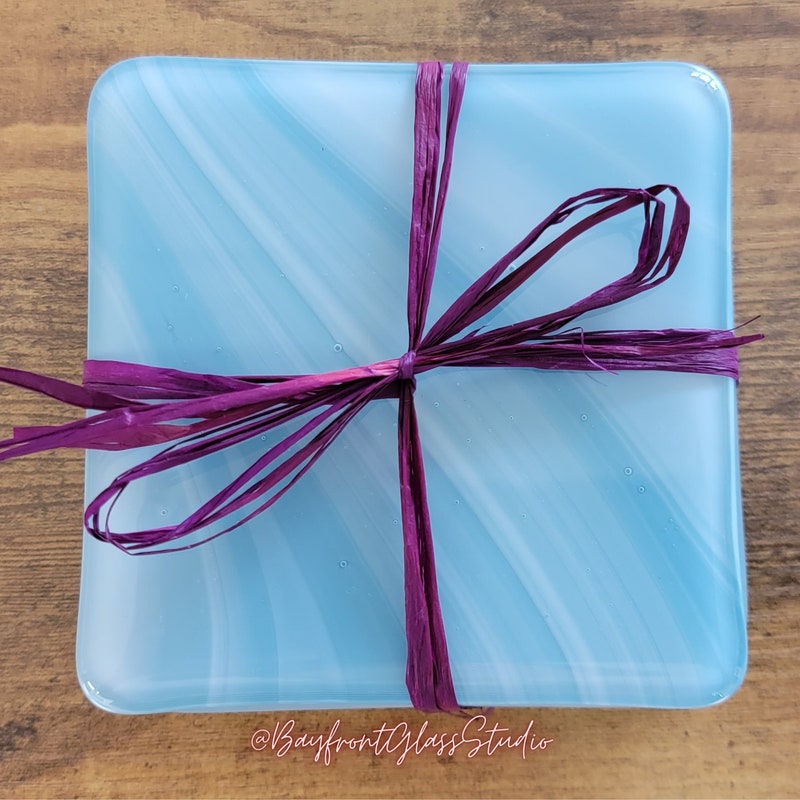 Fused Glass Coaster - Etsy