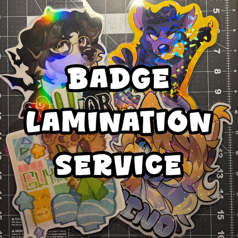 Furry Animal Badge - Etsy